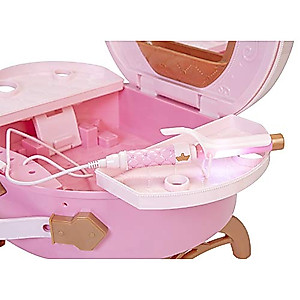 Disney Princess Vanity Style Collection Light Up and Style Vanity - Lights & Realistic Sound Styling Tools
