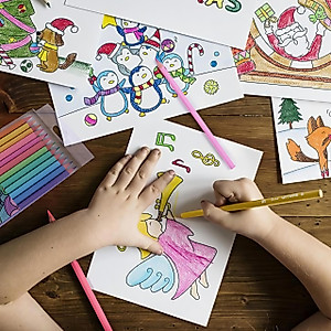 ECOTREE Macaron Colored Pencils, soften wood, Pastel coloring for adult and kids, Pack of 12