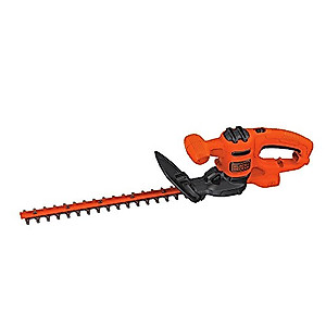 BLACK+DECKER Hedge Trimmer with Safety Eyewear, Lightweight, Clear Lens (BEHT100 & BD250-1C)