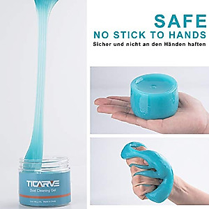 TICARVE Cleaning Gel for Car Detail Tools Car Cleaning Automotive Dust Air Vent Interior Detail Putty Universal Dust Cleaner for Auto Laptop Car Slime Cleaner