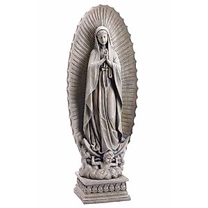Avalon Gallery Our Lady of Guadalupe Resin Home Patio and Garden Statue, 37 1/2 Inch