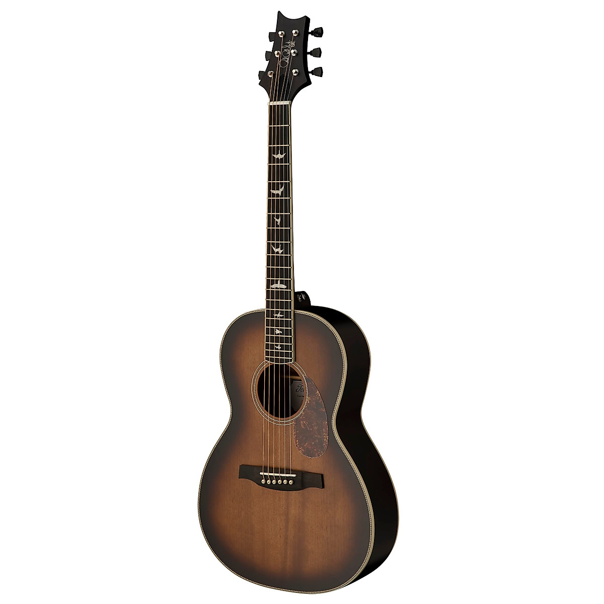 PRS SE Parlor P20 Acoustic Electric, Tobacco Sunburst with Gigbag