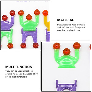 6pcs Wall Walker Climbing Man Toy Window Crawler Toy Toy Toy Sticky Rolling