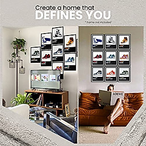 97 Decor Hypebeast Sneaker Poster - Hypebeast Room Decor, Hypebeast Wall Art Stuff, Sneakerhead Room Decor, Air Jordan Poster Painting, Jordan Shoe Poster for Wall Picture (8x10 UNFRAMED Prints)