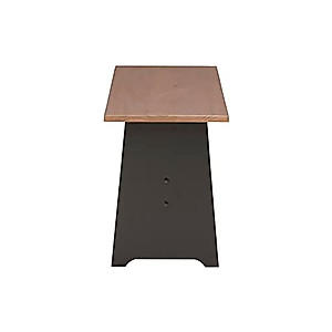 Linon Black and Pecan Breakfast Dining Set Ardmore Nook