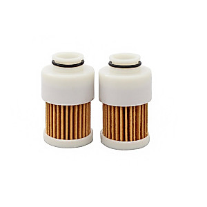 MOTOKU 2 Pack 68V-24563-00-00 Fuel Filter Element for Yamaha 2000-2004 75 Bodensee 90 HP 115 EFI Outboard F50 F60 F75 F90 F115 4 Stroke Replaces for Mercury Marine 881540 Sierra 18-7979