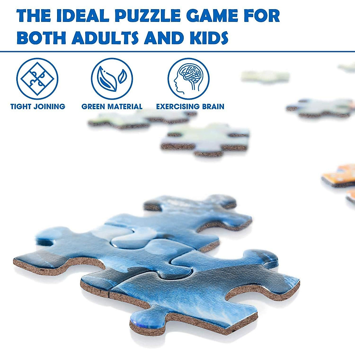 Jigsaw Puzzles 1000 Pieces for Adults, Families (Donuts) Pieces Fit Together Perfectly