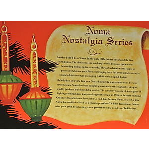 Noma Bubble Lite Set of 7 Vintage Special Edition Christmas Lights Nostalgia