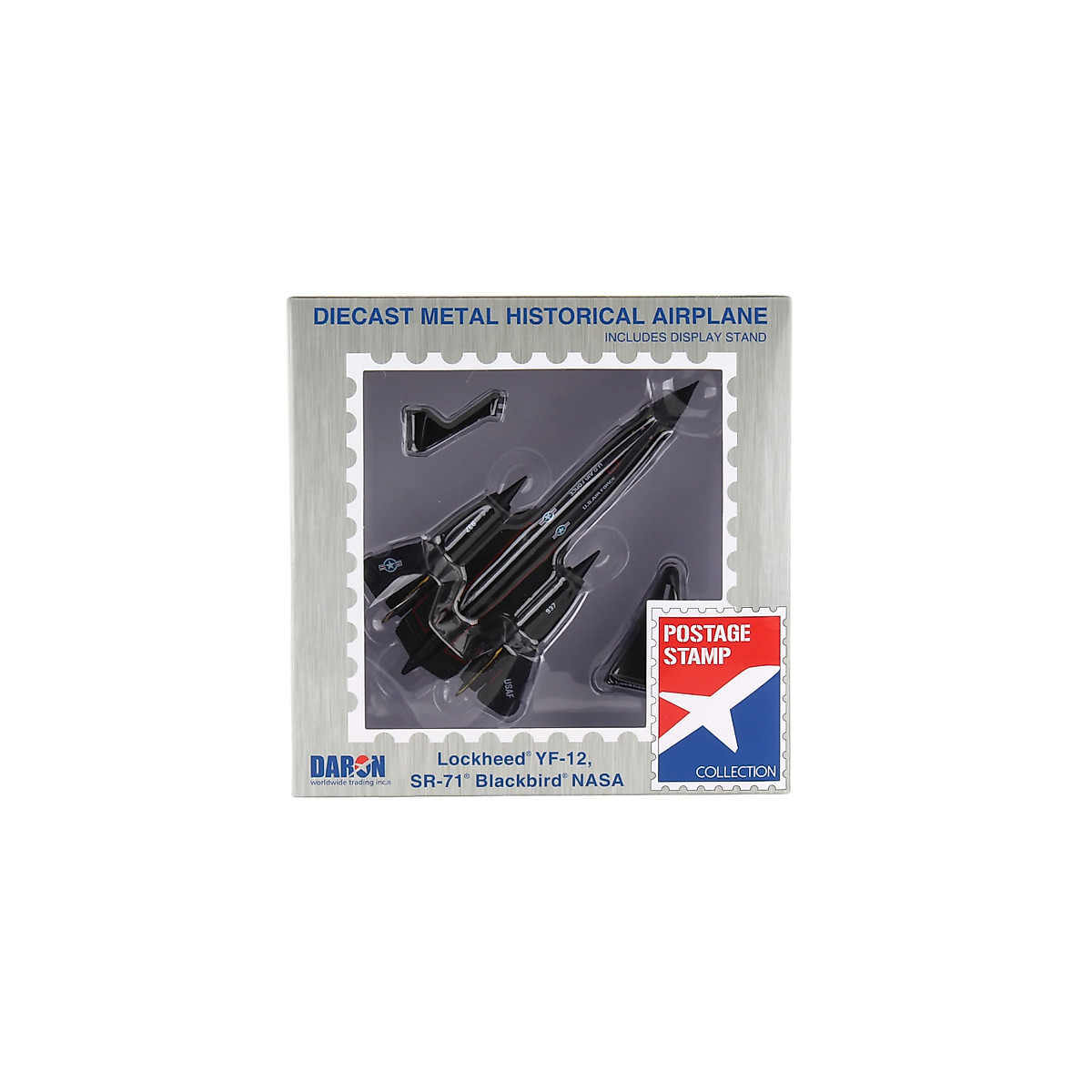 Daron Worldwide Trading SR-71 Blackbird Vehicle (1:200 Scale), Black