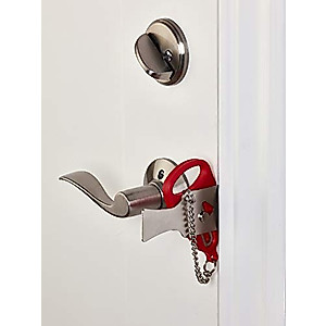 Addalock the Original Portable Door Lock by Rishon Enterprises Inc. (1 Piece), for Home Security, Apartment Security Lock, Travel Door Lock, AirBNB Lock and Dorm Room Essentials