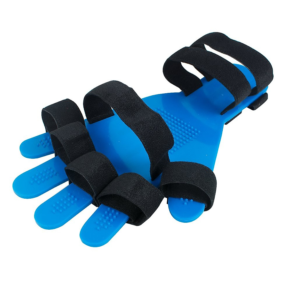 Jinon Finger Orthotics Points Fingerboard Stroke Hemiplegia Finger Training Device for Stroke/Hemiplegia/Traumatic Brain Injury(Right Hand/S) (Blue, Free Size)