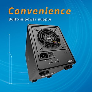 OWC ThunderBay 4 RAID 5 with Dual Thunderbolt 3 Ports (0GB RAID), Includes SoftRAID XT