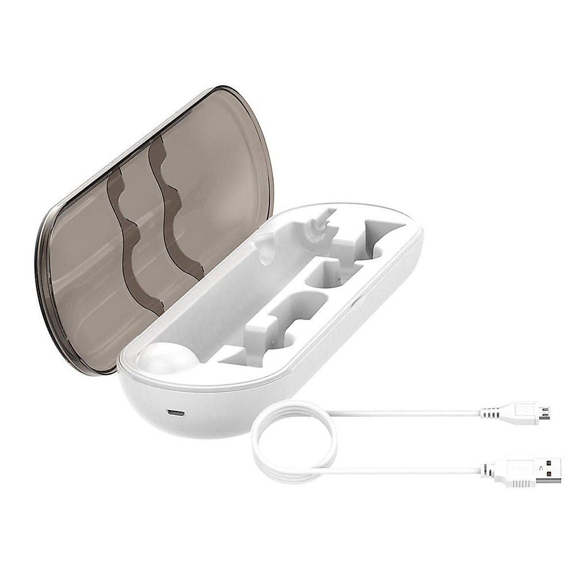 freneci Electric Toothbrush Charger Replacement Case for Philips Sonicare DiamondClean HX9382 HX9372 HX9362 HX9360 - White 1m Cable