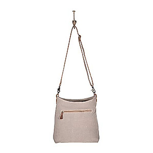 Myra Bags Naïve Canvas, leather & Rug Shoulder Bag S-1917