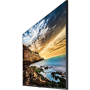 SAMSUNG Business QE55T 55-inch 4K UHD 3840x2160 LED Commercial Signage Display, HDMI, USB, Speakers, 3-Yr Warranty, 16/7 Operation, 300 nit (LH55QETELGCXGO), Black