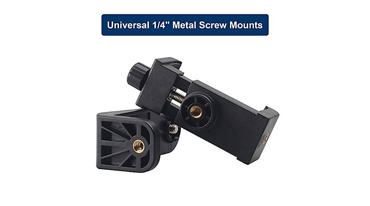 Universal Smartphone Mount for Tripods with 360° Rotation | Fits All Phones