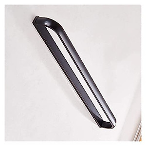 Towel BAR Rack Towel Rack Hardware Bathroom Accessory Single Black Antique Color Bathroom Brass Single Rod Towel Bar Towel Bar