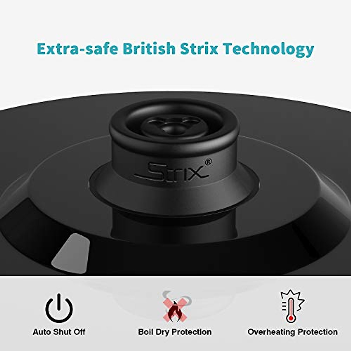 Secura SWK-1701DB The Original Stainless Steel Double Wall Electric Water Kettle 1.8 Quart, Red