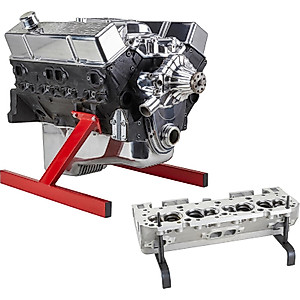 Moroso 62080 Cylinder Head Work Stand and Speedway Motors SBC/BBC Storage Stands, 2pc Cylinder Head and 2pc SBC/BBC Storage Stands, Easy Disassembly for Storage