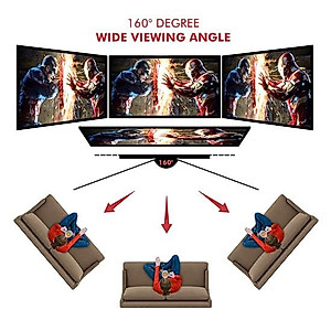 Pyle Projector Screen with Stand - 100" 16:9 HD 4K Portable Lightweight Freestanding Foldable Indoor Outdoor Movie Projection Display with Frame for Home Theater