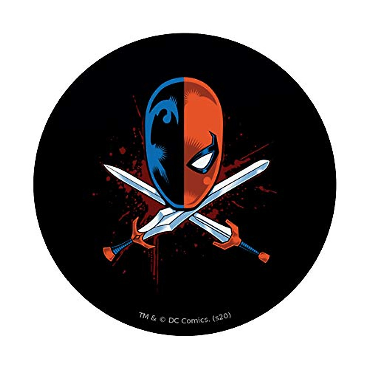 Batman Deathstroke Crossed Swords PopSockets Swappable PopGrip