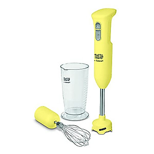 Tasty by Cuisinart Hand Blender, Yellow, 2.5"(L) x 2.5"(W) x 15.71"(H)