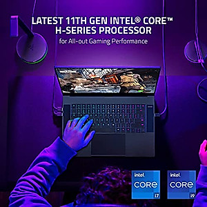 Razer Blade Pro 17 (17.3" QHD 165Hz, Intel i7-11800H, 64GB RAM, 2TB PCle SSD, GeForce RTX 3070 8GB), Chroma RGB Gaming Laptop, IR Webcam, WiFi 6E, Ray Tracing, Win 10 Home (Renewed)