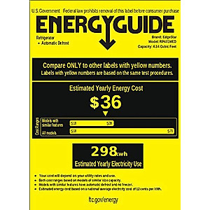 EdgeStar 20 Inch Wide 4.3 Cu. Ft. Medical Refrigerator with Temperature Alarm and Safety Lock