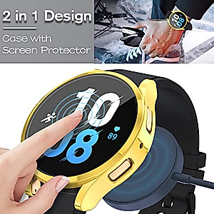 Wugongyan Protective Case] Compatible with Samsung Galaxy Watch 5 & Galaxy Watch 4 Screen Protector Accessories Soft TPU Cover Scratch Resistant Protective (10-Pack, [40mm])