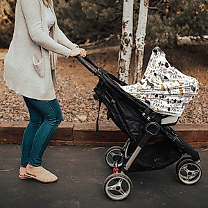 Framhouse Cartoon Animals Baby Nursing Cover for Breastfeeding, Breathable Stretchy Nursing Scarf Carseat Canopy for Boys or Girls Stroller Car Seat Covers Farm Animal