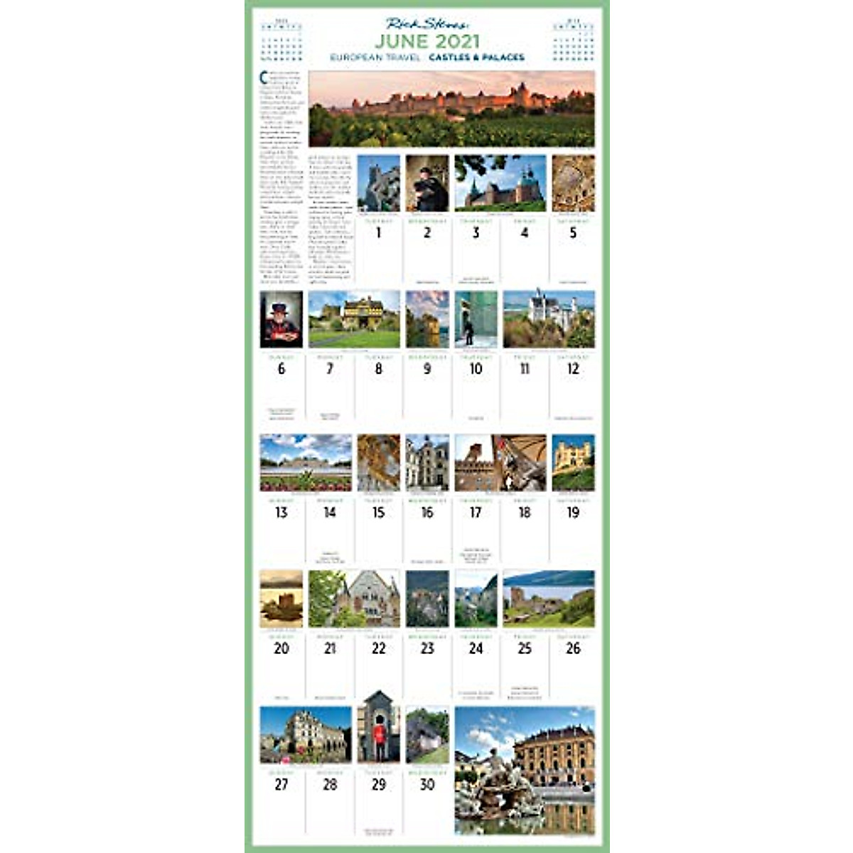 Rick Steves' Europe Picture-A-Day Wall Calendar 2021