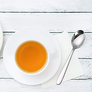 Zerdyne 12-Piece Stainless Steel Teaspoon, Small Spoon