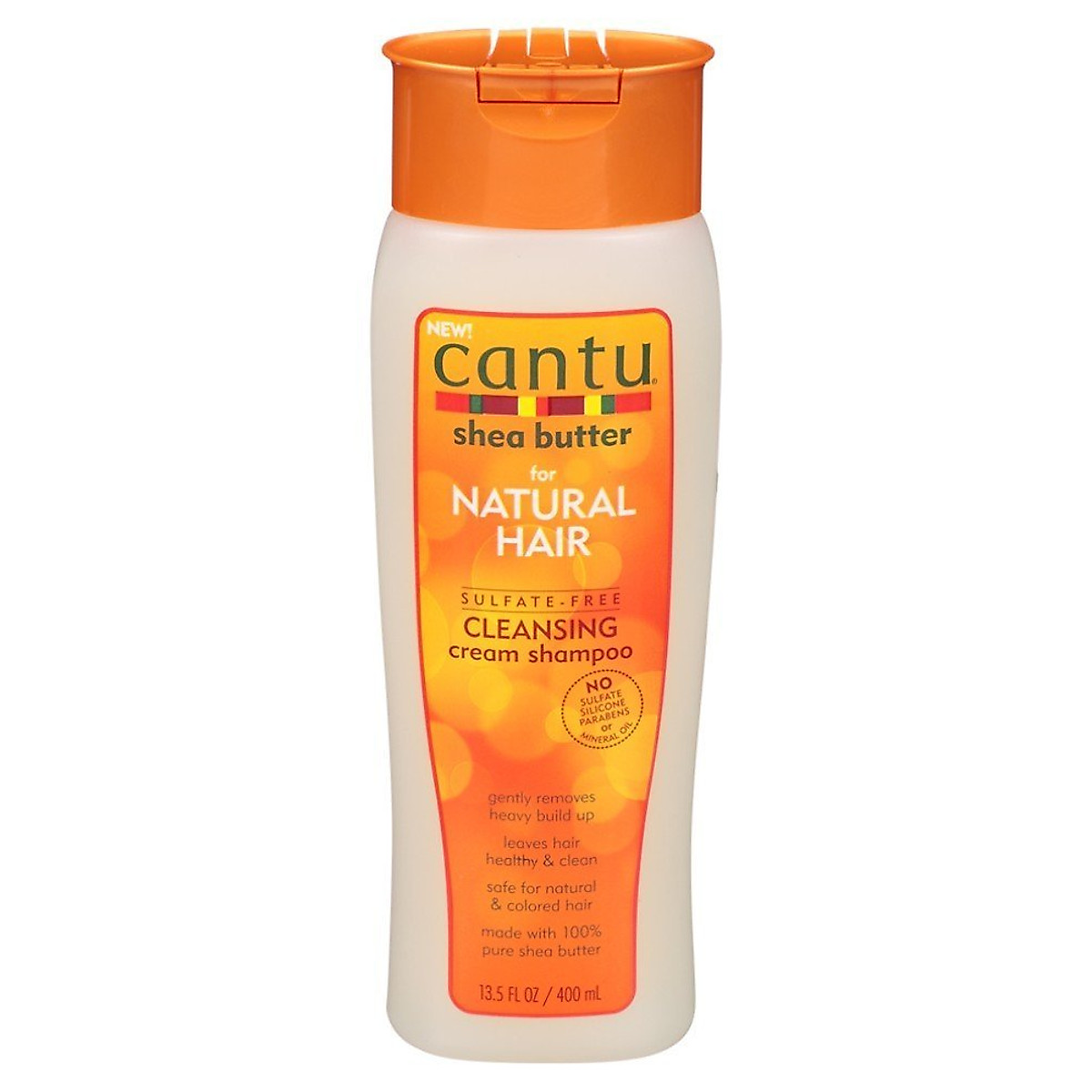 Cantu Natural Hair Shampoo Cleansing 13.5 Ounce(Sulfate-Free) (399ml) (6 Pack)