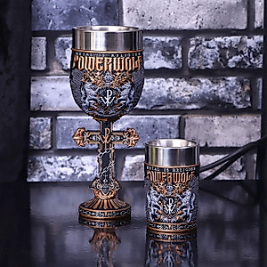 Nemesis Now Powerwolf Metal is Religion Rock Band Goblet, Resin, Black, Officially Licensed Powerwolf Merchandise, Cast in The Finest Resin, Expertly Hand-Painted