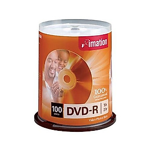 Imation 18059 CD/DVD - DVD-R 4.7 GB 16x Branded Pkg=100/Spindle 2/Ctn