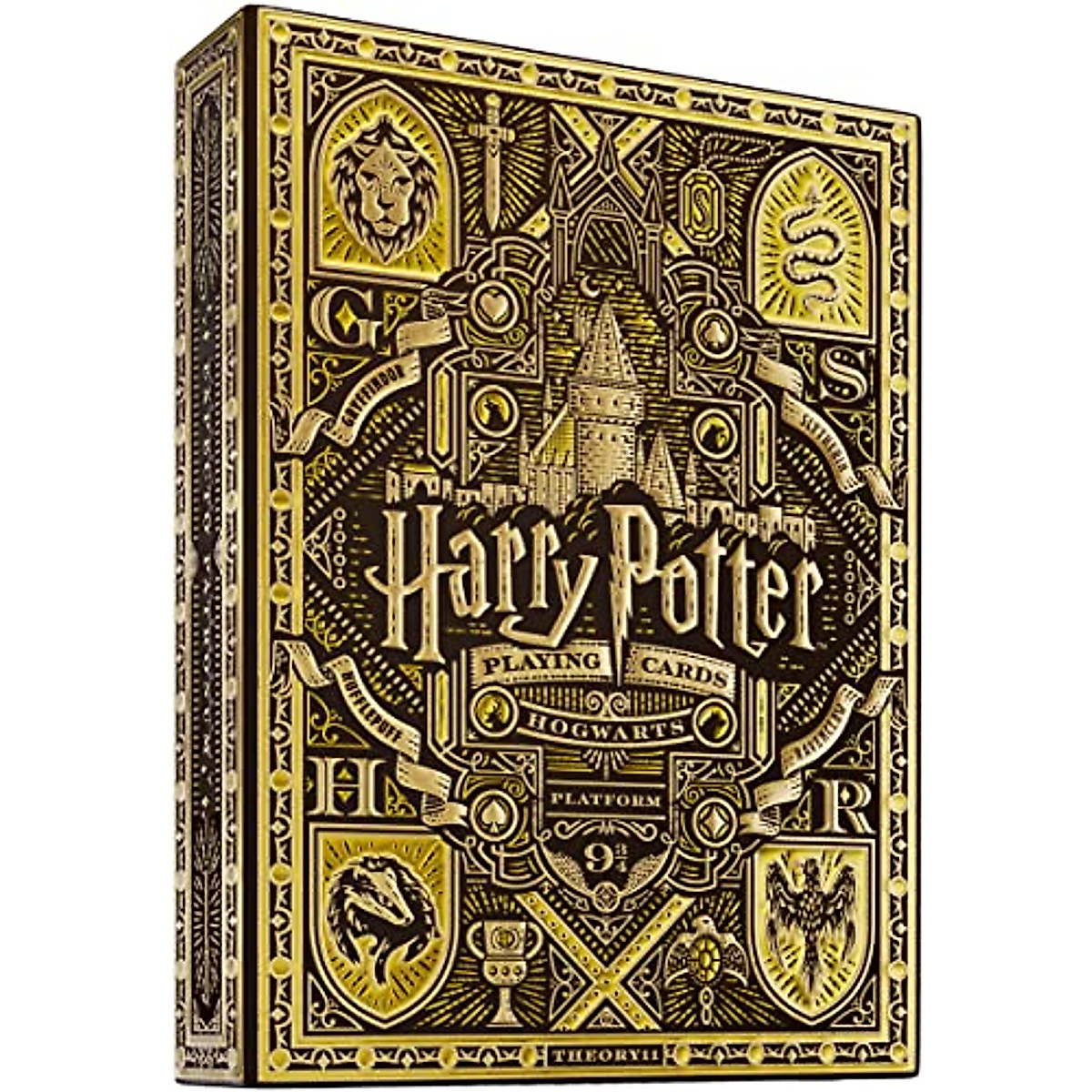 theory11 Harry Potter Playing Cards - Yellow (Hufflepuff)