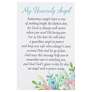 My Heavenly Angel Message Blue 3 x 2 Mini Cardstock Bookmarks Pack of 24