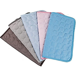 BUNGAA Lobster Clasp,Jewellery Clasps, Dog Cooling Mat Large and Washable Pet Beds Ice Pad Sofa House Puppy Couch Kennel Pet Supplies Cat Hammock Dog Accessories (Color : Pink, Size : M 60x50cm)