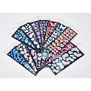 15 Sheets Glitter Rainbow Butterfly Stickers Set,Cute Self-Adhesive Waterproof Korean Sticker Pack for Art Craft DIY Scrapbooking Bullet Journal Planner Phone Cases Laptops Daily Water Bottles