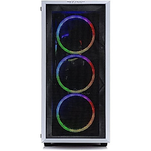 Skytech Gaming Chronos Gaming PC Desktop – AMD Ryzen 7 5800X 3.8 GHz, NVIDIA RTX 4070 Ti, 1TB NVME SSD, 16GB DDR4 RAM 3200, 750W Gold PSU, 360mm AIO, 11AC Wi-Fi, Windows 11 Home 64-bit,White
