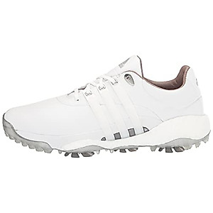 adidas Men's Tour360 22 Golf Shoes, Footwear White/Silver Metallic, 8