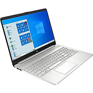 HP 2022 15.6" FHD Thin and Light Laptop, Intel Core i5-1135G7 Processor, 8GB RAM, 256GB SSD, Intel Iris Xe Graphics, HDMI, Webcam, WiFi, Windows 11, Natural Silver, IFT 2-Week Support