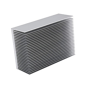 Awxlumv Large Aluminum Heat Sink 2.71"x2.71"x1.41"/ 69x69x36mm Heatsink High Power Cooling Plate 27 Fin Radiator GPU Cooler IC Module PC Computer Led PCB Charger Electronics Amplifier