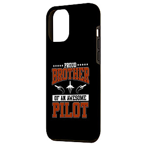 iPhone 15 Pro Max Proud Brother Of Pilot Airplane Aviation Helicopter Graphic Case