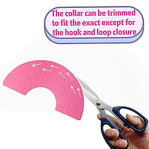 FASAROU 2 Pcs Sugar Gliders Recovery Cone Collar Hamster Mini Elizabeth Collar Protective Cones for Small Pet Adjustable Neck Cone for Sugar Glider Hamster Ferret Squrrel, pink