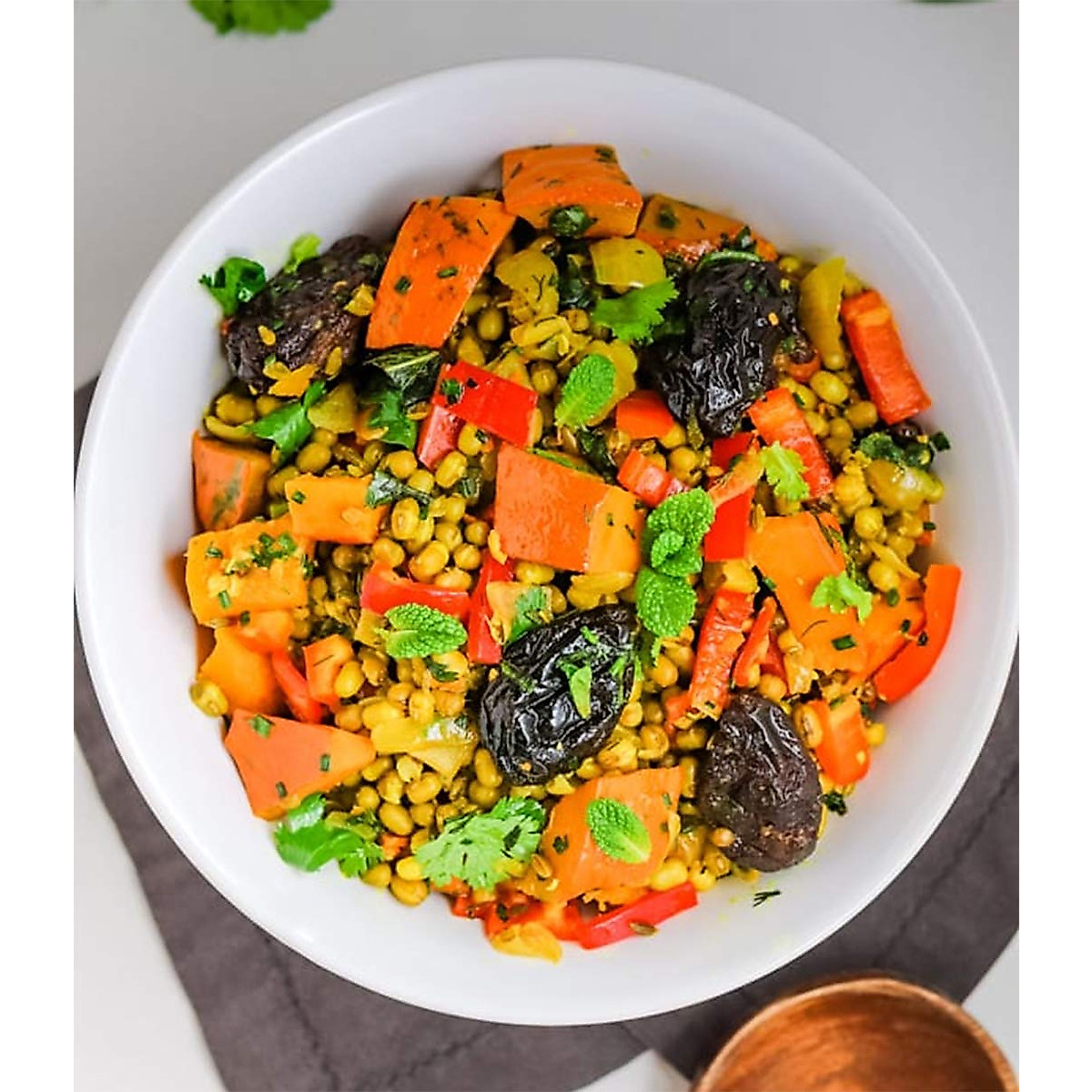 Whole dried Mung Beans aka 'Green Gram' 'Maash' 'Moong' Prewashed Clean Ready to Cook non GMO (Natural, 10 Pound)