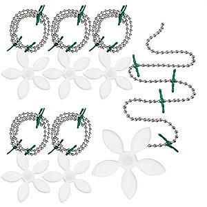 6Pcs Shower Hair Drain Catcher Shower - Disposable Hair Catcher Shower Drain Bathtub Drain Stopper Chain Flower Drain Protector Hook for Sink - Toilet Clog Remover Heavy Duty Drain Hair Catcher BURIUS