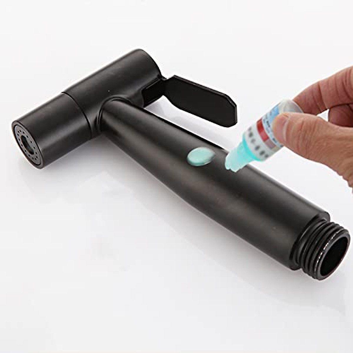 ONEMTB Toilet Bidet Spray Black Handheld Bidet Sprayer Black Bathroom Diaper Sprayer Toilet Shower Head Black Stainless Steel Sprayer Bathtub Bidet Clean