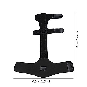 FILFEEL Finger Splint, Adjustable Aluminium Index Middle Finger Splint Hand Support Recovery Brace & Injury Tools