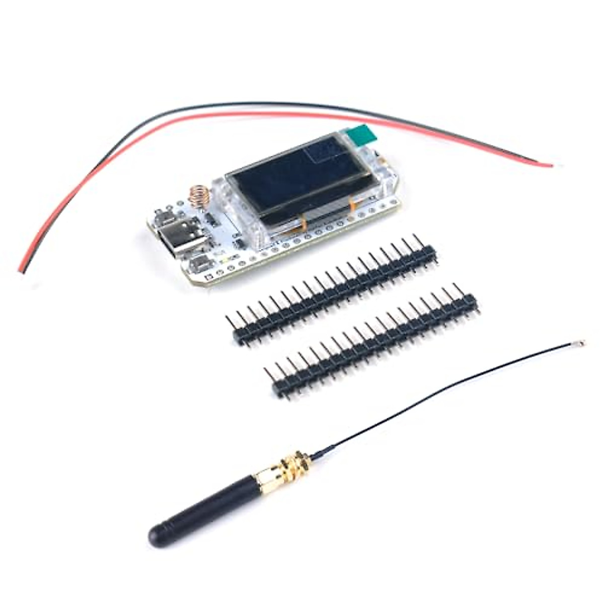 868MHz 915MHz WiFi LoRa 32 V3 Module Development Board Type-C SX1262 Integrated WiFi Bluetooth - ESP32 0.96 inch OLED Display 8MB Flash IOT Lora Dev-Board + Antenna U.FL IPEX to SMA 915MHz